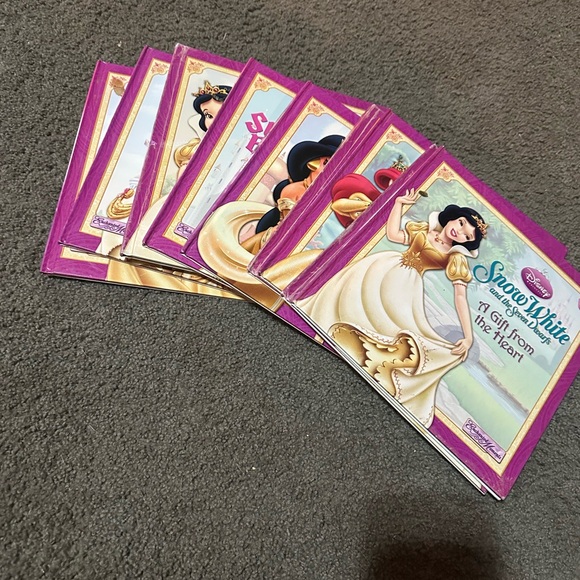 Disney | Other | Disney Princess Storybook Collection With Pink Covers ...